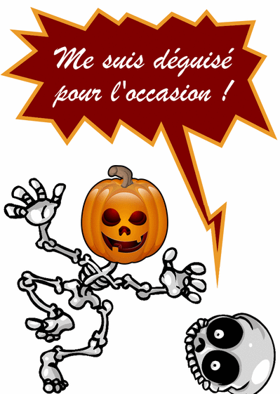 Les blagues d'halloween - Carte halloween par La Poste
