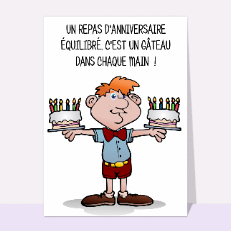 Modèle de texte anniversaire humour Gratuits : Message anniversaire ...