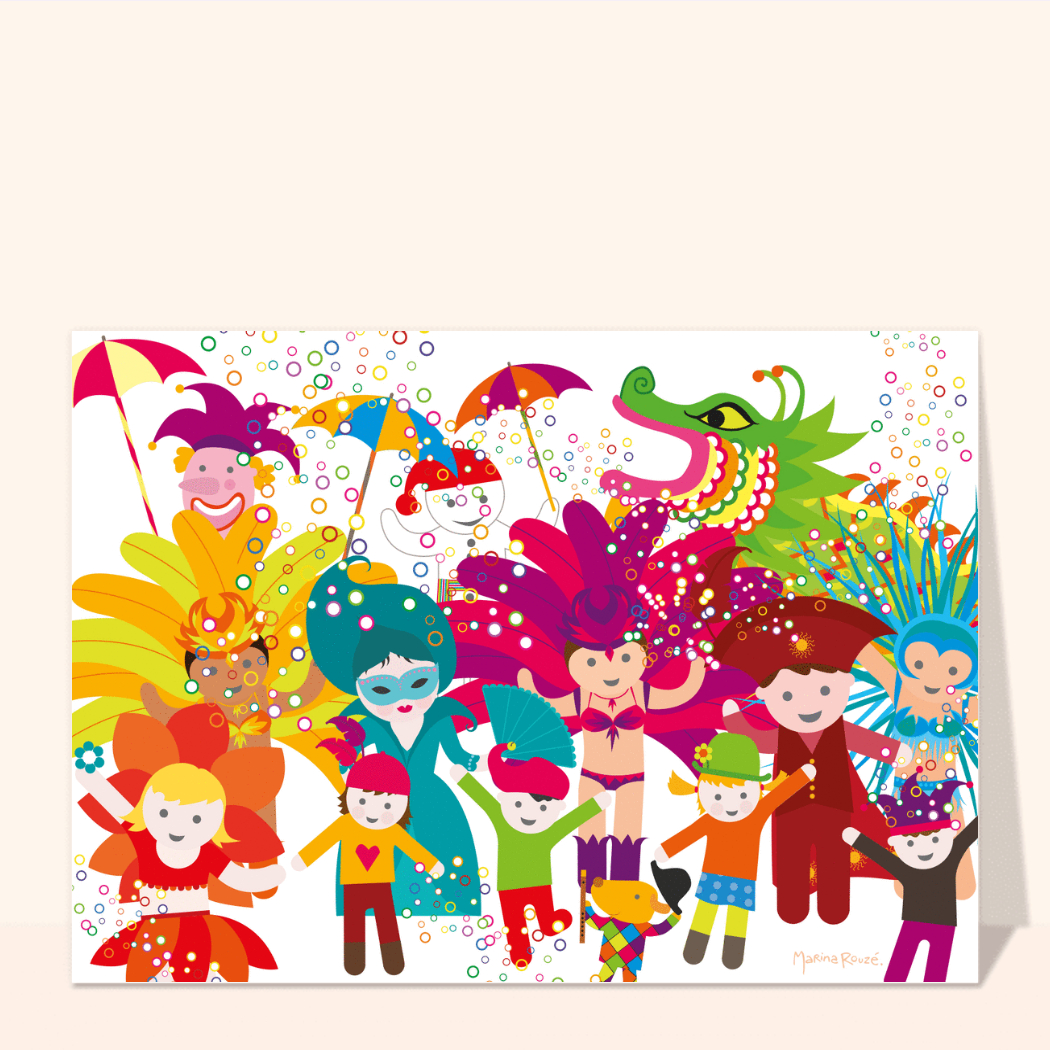 Fête colorée pour un anniversaire joyeux - envoi rapide