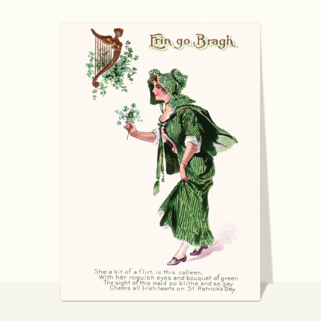 Élégance irlandaise pour Saint Patrick - envoi rapide
