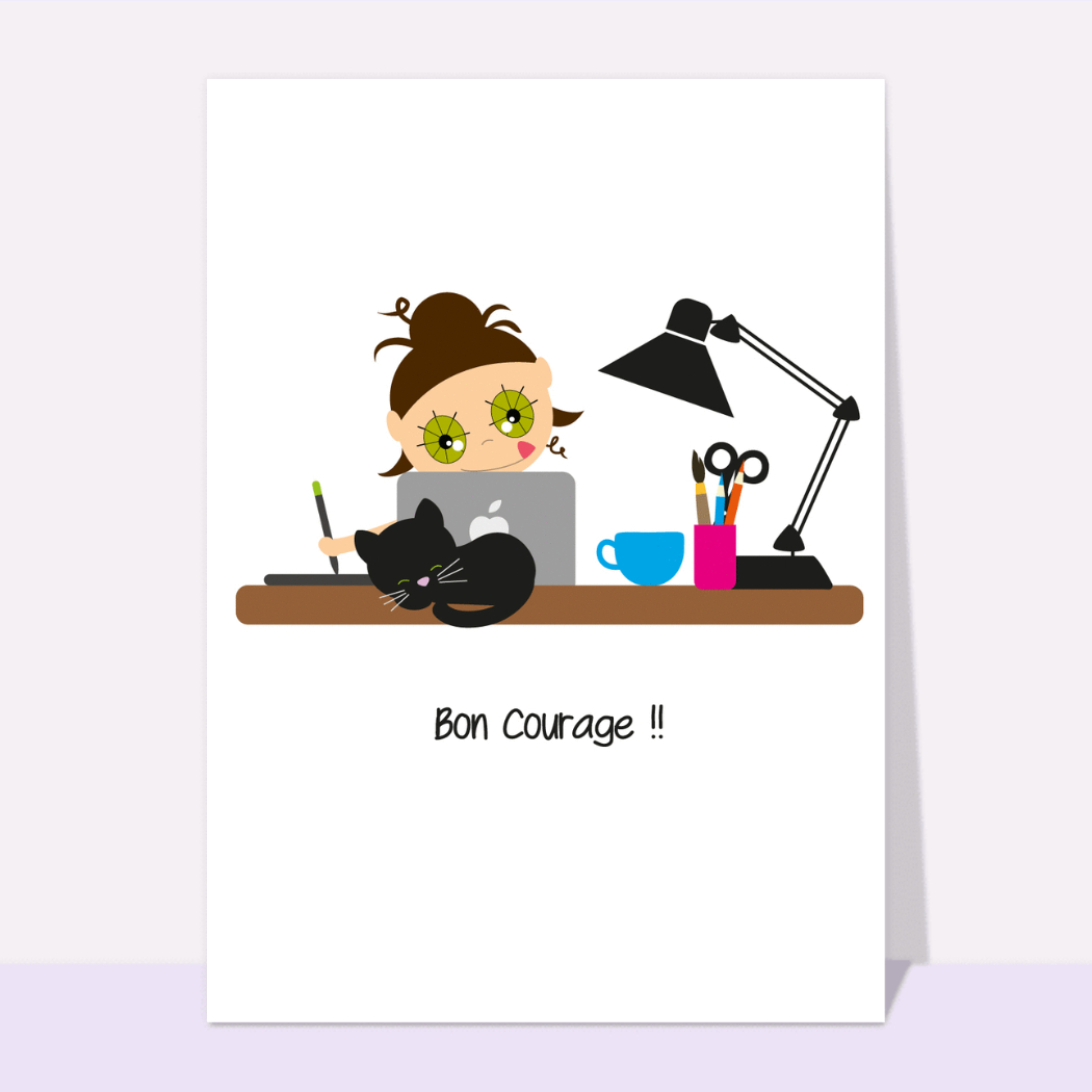 Bonjour créatif pour encourager et amuser - Carte pour dire bonjour