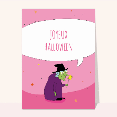 Carte Fête De Joyeux Halloween : Envoyer une vraie Carte Halloween Pour ...