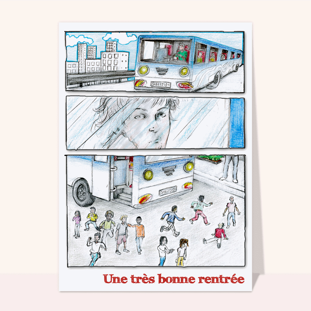 Des retrouvailles joyeuses à la rentrée - envoi rapide