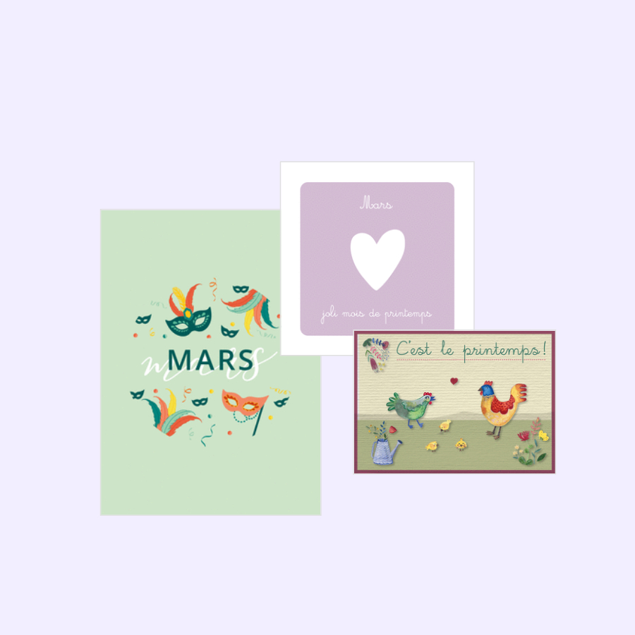 45 modèles de texte de mars Gratuits