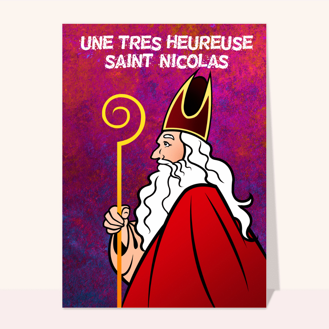 Saint Nicolas apporte joie et couleur - envoi rapide