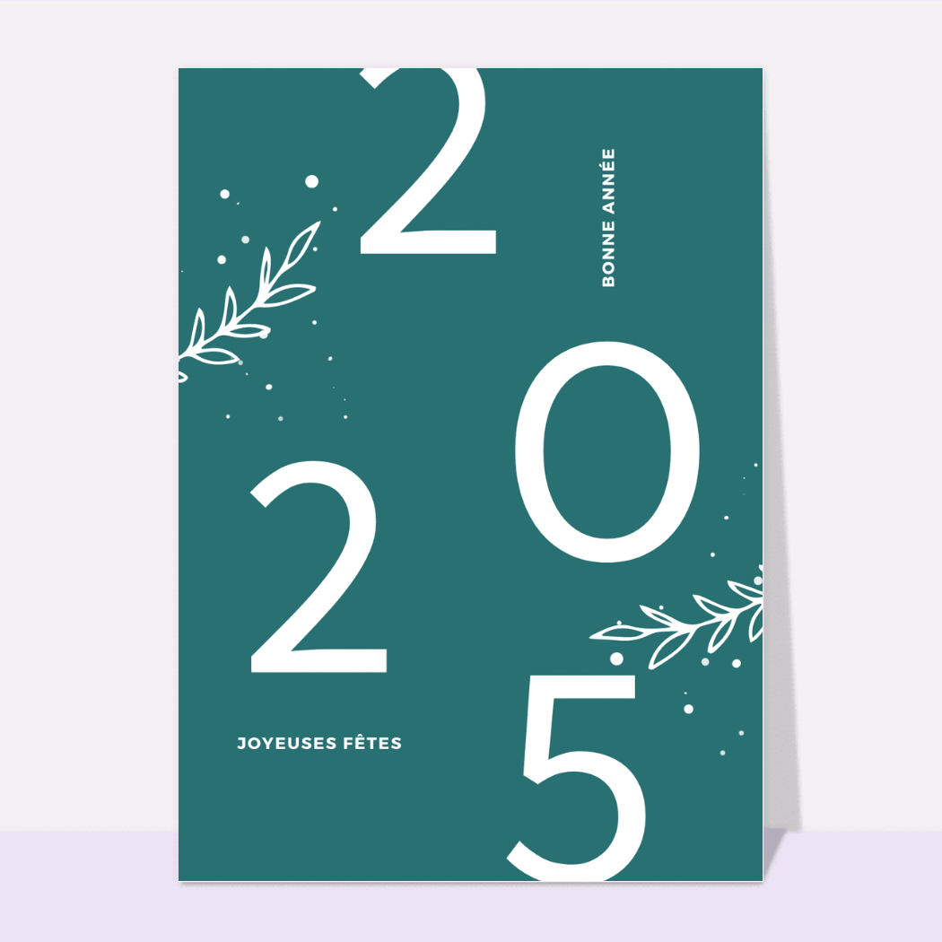 Voeux élégants pour accueillir 2026 - Carte de voeux 2026