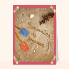 Modèle de texte de vacances Gratuits : Message de vacances - Merci Facteur