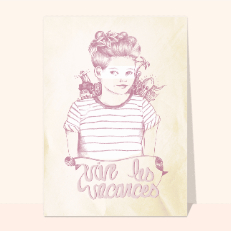 Modèle de texte de vacances Gratuits : Message de vacances - Merci Facteur