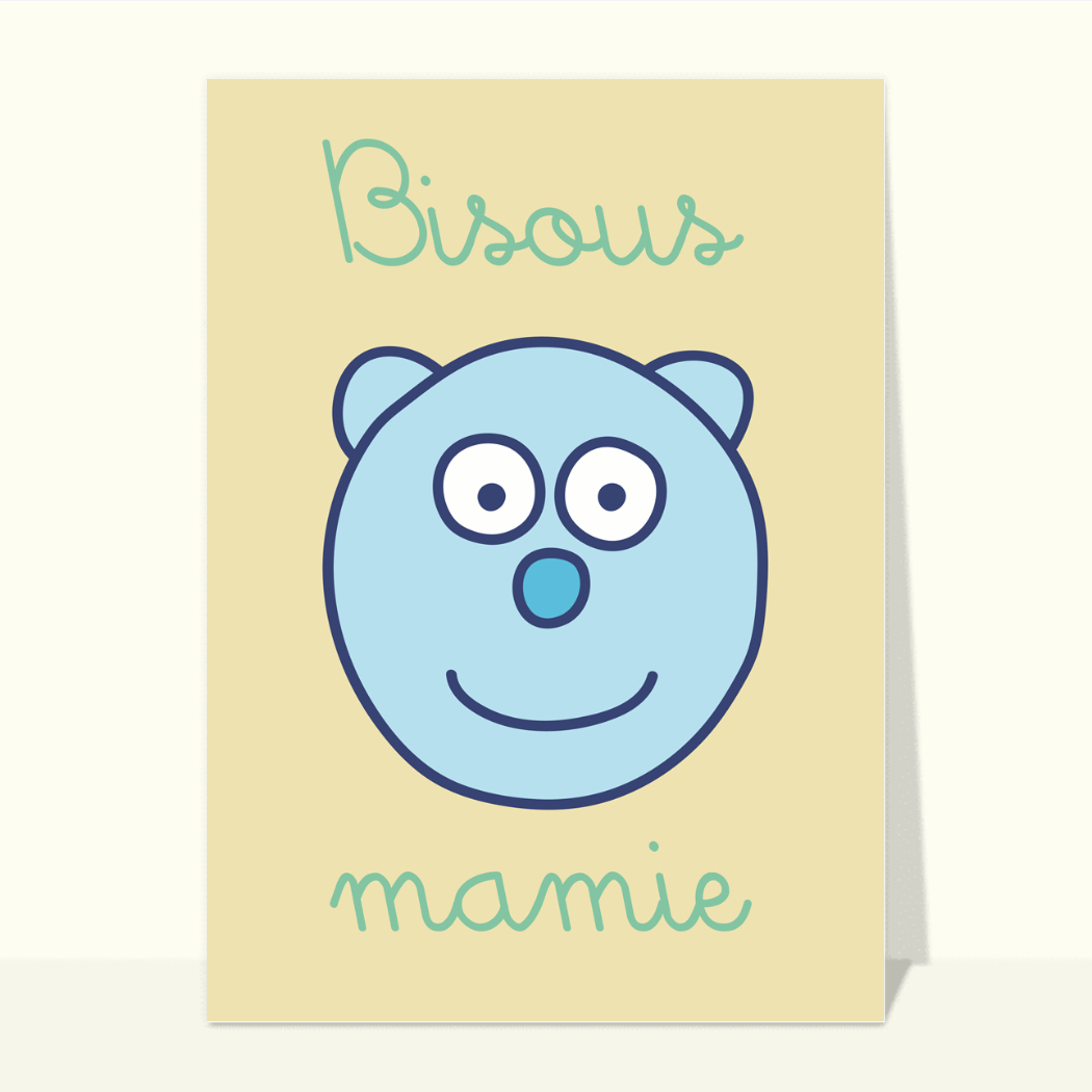 TendreBisou pour Mamie Ourson - envoi rapide