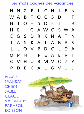 Carte Mots Croises De La Mer : Envoyer une Carte Des Mots Pour Jouer ...